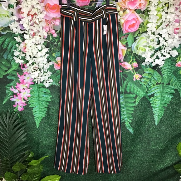 Express | Pants & Jumpsuits | Multi Color Stripe Pants | Poshmark